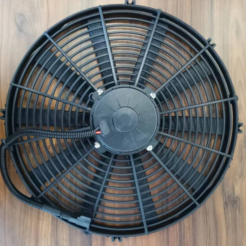 24V 14inch Brush Axial Pusher Fan SLT1424C-W10 | Truck Cooling - Sunlight