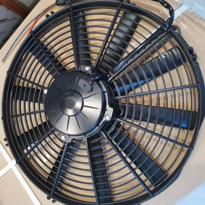 24V 14inch Brush Axial Pusher Fan SLT1424C-W10 | Truck Cooling - Sunlight